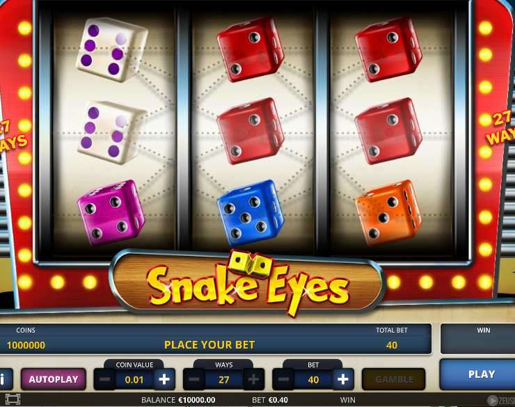 Snake Eyes™ Slot Machine Game to Play Free